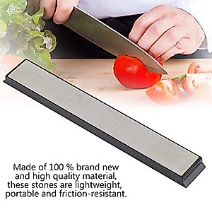 Professional Diamond Whetstones, 6 Pack 200#, 300#, 500#, 600#, 800#, 1000# Grit Diamond Sharpening Stones with Non-slip Base Portable Knife Sharpener Stones for Kitchen Outdoor 6.3x0.9in (6Pcs)