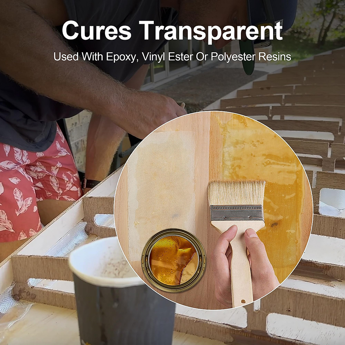 NEZUIBAN Fiberglass Cloth Tape, 6 oz, 2 inch Wide by 50 yd, Woven Fiberglass Fabrics Tape