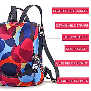 CONRUSER Backpack Purse for Women Anti-theft Ladies Backpack Designer Travel Bag Fashion Shoulder Bags Handbag