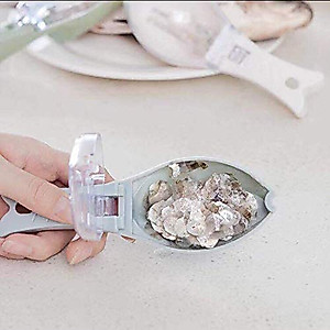 Fast Remove Fish Skin Brush Plastic Fish Scales Graters Scraper Easy Kitchen Cleaning Tool (Blue)