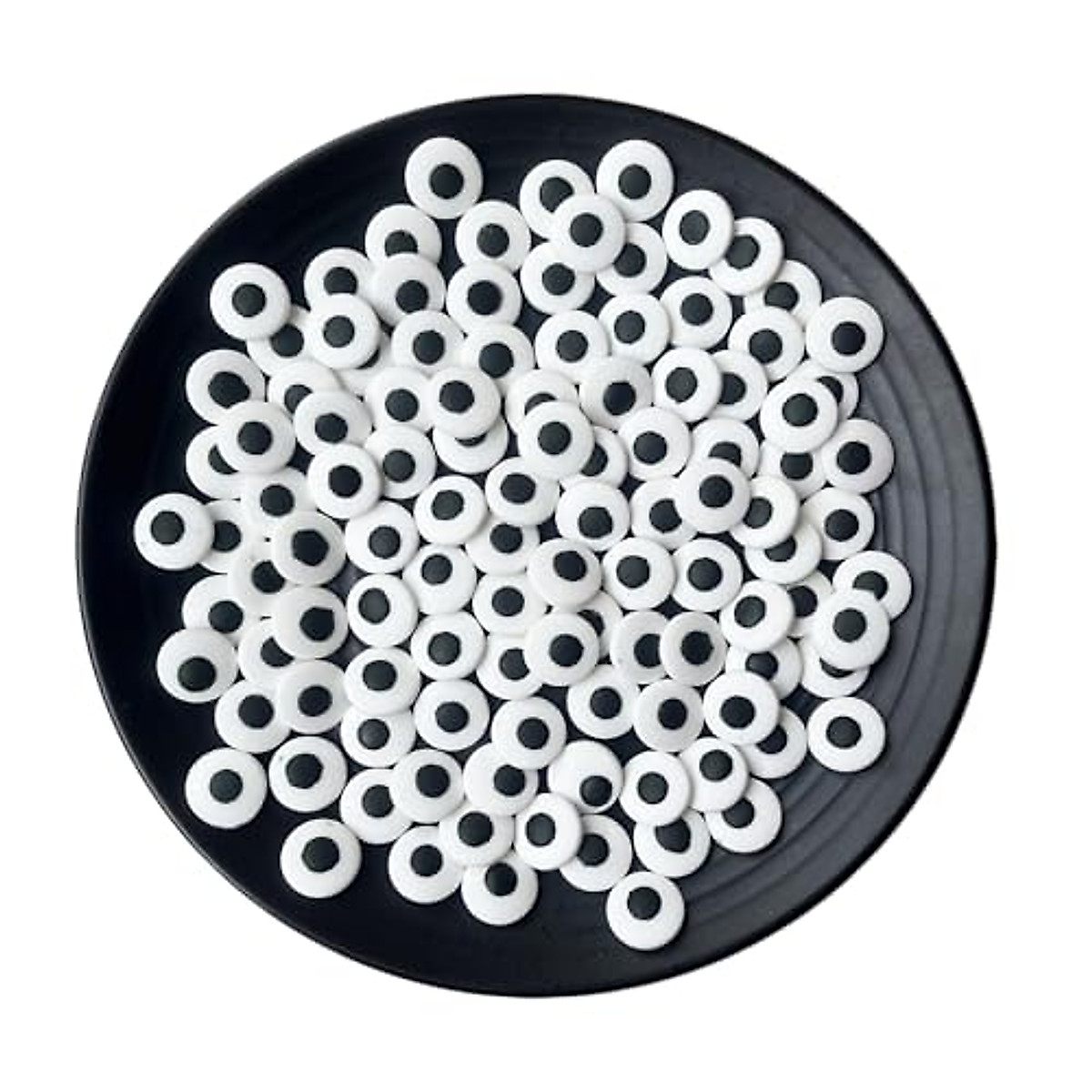 Weraru Big Candy Eyeballs Eye Ball Sweets Cake Cupcake Toppers Cookie Dessert Sprinkles Decorations for Birthday Party Supplies 4.2Ounce