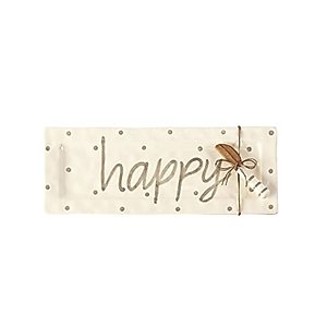 Mud Pie Happy Hostess Platter, 2 Piece Set