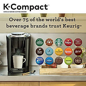 Keurig K-Compact Single-Serve K-Cup Pod Coffee Maker, Black