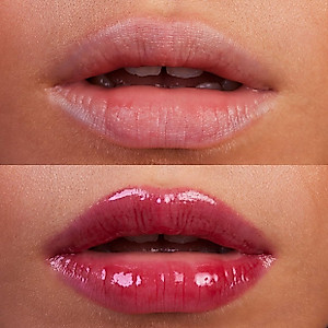Kosas Wet Lip Oil Gloss - Hydrating Lip Plumping Treatment with Hyaluronic Acid & Peptides, Non-Sticky Finish (Fruitjuice)