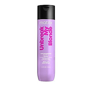 Matrix Unbreak My Blonde Strengthening Shampoo | Repairs and Adds Softness and Shine | For Damaged, Lightened and Over Processed Hair | Sulfate-Free | Packaging May Vary | 10.1 Fl. Oz. | Vegan