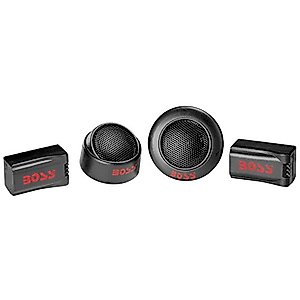 BOSS Audio Systems TW15 250 Watt Per Pair, 1 Inch Car Tweeters, 2 Crossovers Sold in Pairs , BLACK