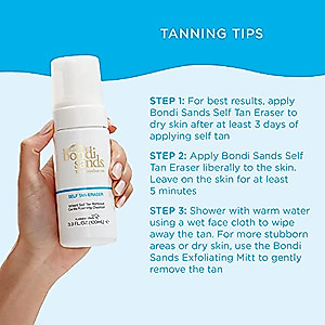 Bondi Sands Self Tan Eraser, Moisturizing, Cleansing, Gentle Formula Removes Self-Tanner and Preps Skin for Reapplication, Vegan + Cruelty-Free