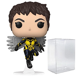 POP Marvel: Ant-Man and The Wasp: Quantumania - Wasp Limited Edition Chase Funko Vinyl Figure (Bundled with Compatible Box Protector Case), Multicolor, 3.75 inches