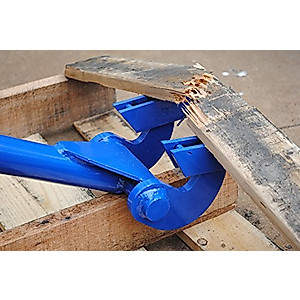 Vestil SKB-DLX Deluxe Steel Pallet Buster with Handle, 41",blue