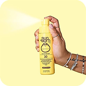 Sun Bum Original SPF 30 Sunscreen Oil | Vegan and Reef Friendly (Octinoxate & Oxybenzone Free) Broad Spectrum Moisturizing UVA/UVB Glowing Sunscreen Lotion with Vitamin E | 5 oz