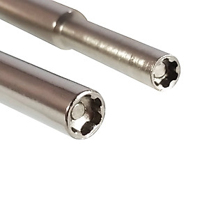 ATLIN Gamebit Screwdriver Set 4.5mm and 3.8mm Security Bits for Opening Nintendo, Sega Consoles and Game Cartridges