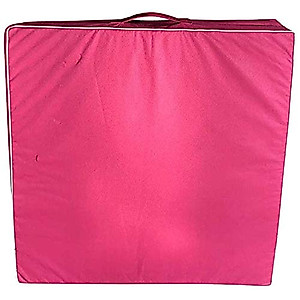 5 Star TD Gymnastics Bar Horizontal Kip Bar w 2x6 Tri Fold Mat Junior Training Adjustable Height Jungle Gym Children Training Monkey Bars Climbing Tower Playground Balance Bar Gymnasts (Purple)