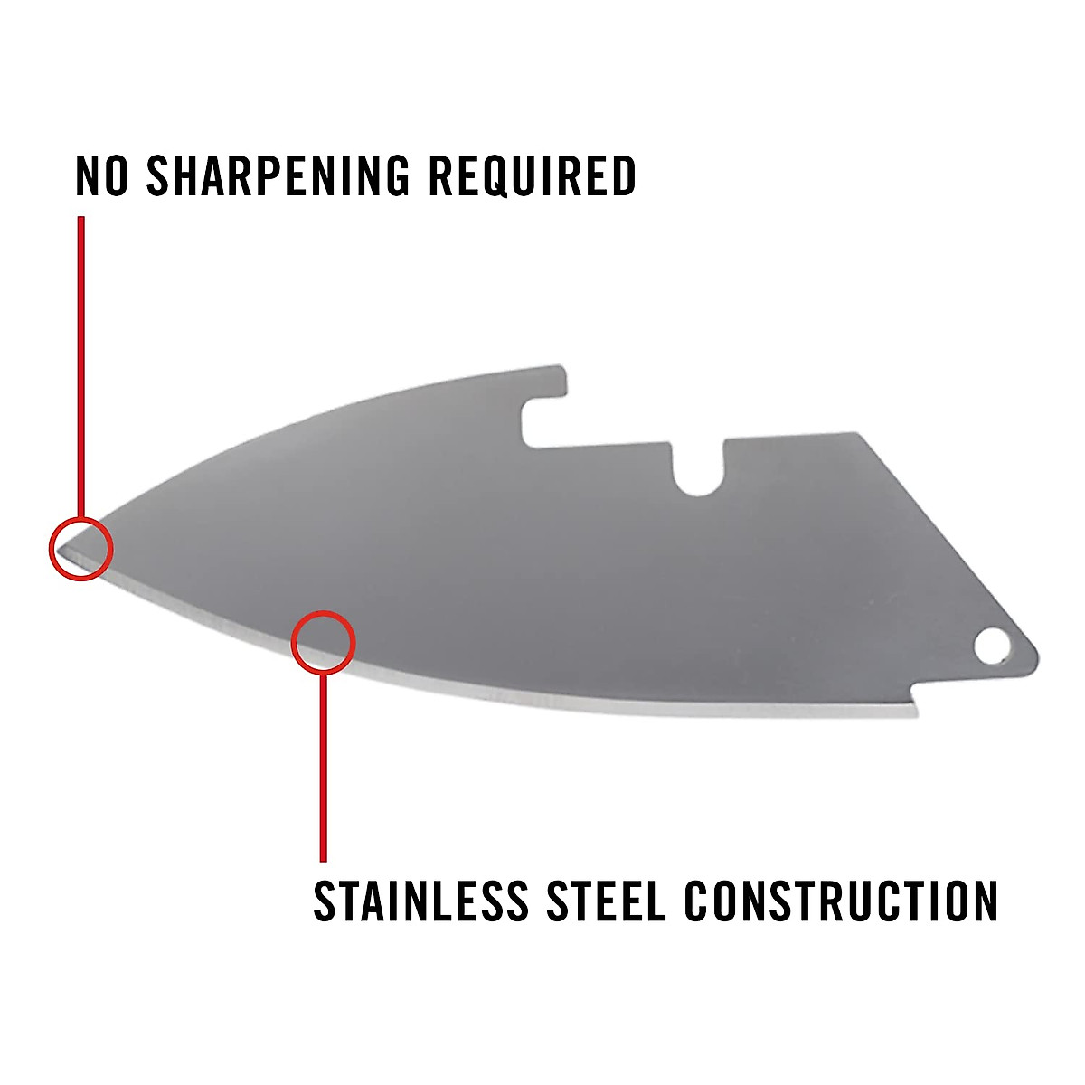 6pc Utility Skinning Knife Replacement Blade Set for COAST DX425/DX430 Shift Knife for Fishing, Camping, Outdoors