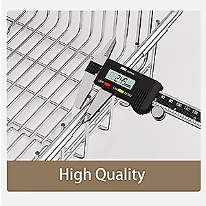 PEAKXCAN Retractable Stainless Steel Kitchen Draining Rack, Sink Draining Basket, Fruit and Dish Rack, Dish Washing Basket, Draining Bowl Rack