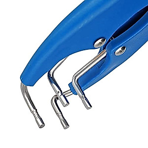 Balloon Expansion Pliers Tool Blue Stainless Steel Sequin Filling Pliers Balloon Mouth Expander DIY Tools