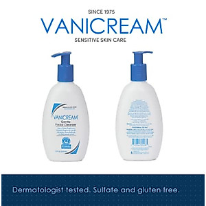Vanicream Gentle Facial Cleanser with Pump Dispenser - 8 fl oz - Formulated Without Common Irritants for Those with Sensitive Skin