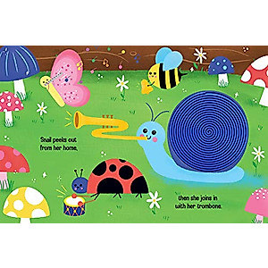 Butterfly's Marching Band - Silicone Touch and Feel Board Book - Sensory Board Book