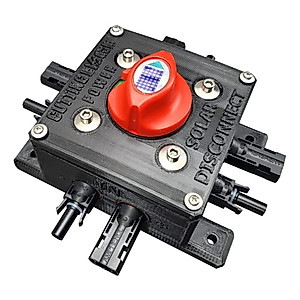 Solar Disconnect, 12/24 / 36/48 V DC Shut Off Switch