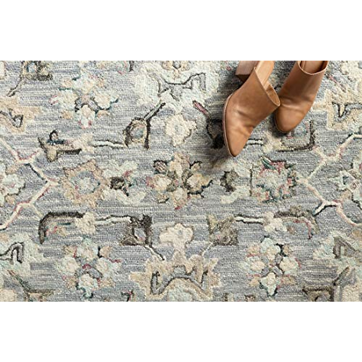 Loloi II Beatty BEA-04 Light Blue Traditional Area Rug 5'-0" x 7'-6"