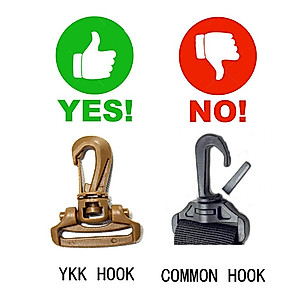 MELOTOUGH Police Duty Belt Suspenders Tactical Suspenders Law Enforcement Belt Harness with Belt Loop 4 pc, Khaki Color