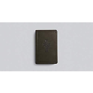 ESV Large Print Value Thinline Bible (TruTone, Olive, Celtic Cross Design)