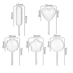 BEARHORN 200pcs 4ml Disposable Plastic Liquid Dropper Pasteur Pipettes Plastic Squeeze Transfer Pipettes, Suitable for Chocolate, Cupcakes, Strawberries
