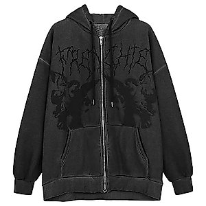 Lausiuoe Pink Hoodie Womens Long Sleeve Cute Cat Ear Pullover Hoodie Crop Top Gothic Cold Shoulder Lace Up Y2k E-Girl Oversized Sweatshirt