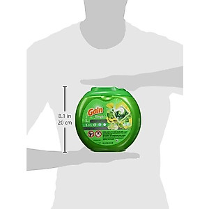 Gain Flings Liquid Laundry Detergent, Original Scent, 42 Count, HE Compatible