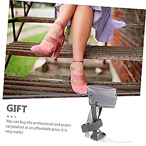 LALAFINA Foot Valgus Immobilizer Plantar Fasciitis Splint White Stand Adjustable Stand Feet Drop Brace Leg Brace for Men Plantar Fasciitis Night Splint Pvc White Foot Valgus Corrector Tool