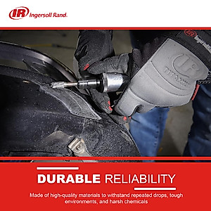 Ingersoll Rand 307B 1/4” Air Die Grinder, Straight, 28,000 RPM, 0.25 HP, Ball Bearing Construction, Safety Lock, Aluminum Housing, Lightweight Power Tool