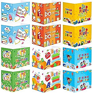 Zhehao 12 Pack Privacy Boards for Student Classroom Desk Dividers Privacy Folders for Student Desks Partition Panel for Teacher Student School Office Home Supplies, 6 Styles