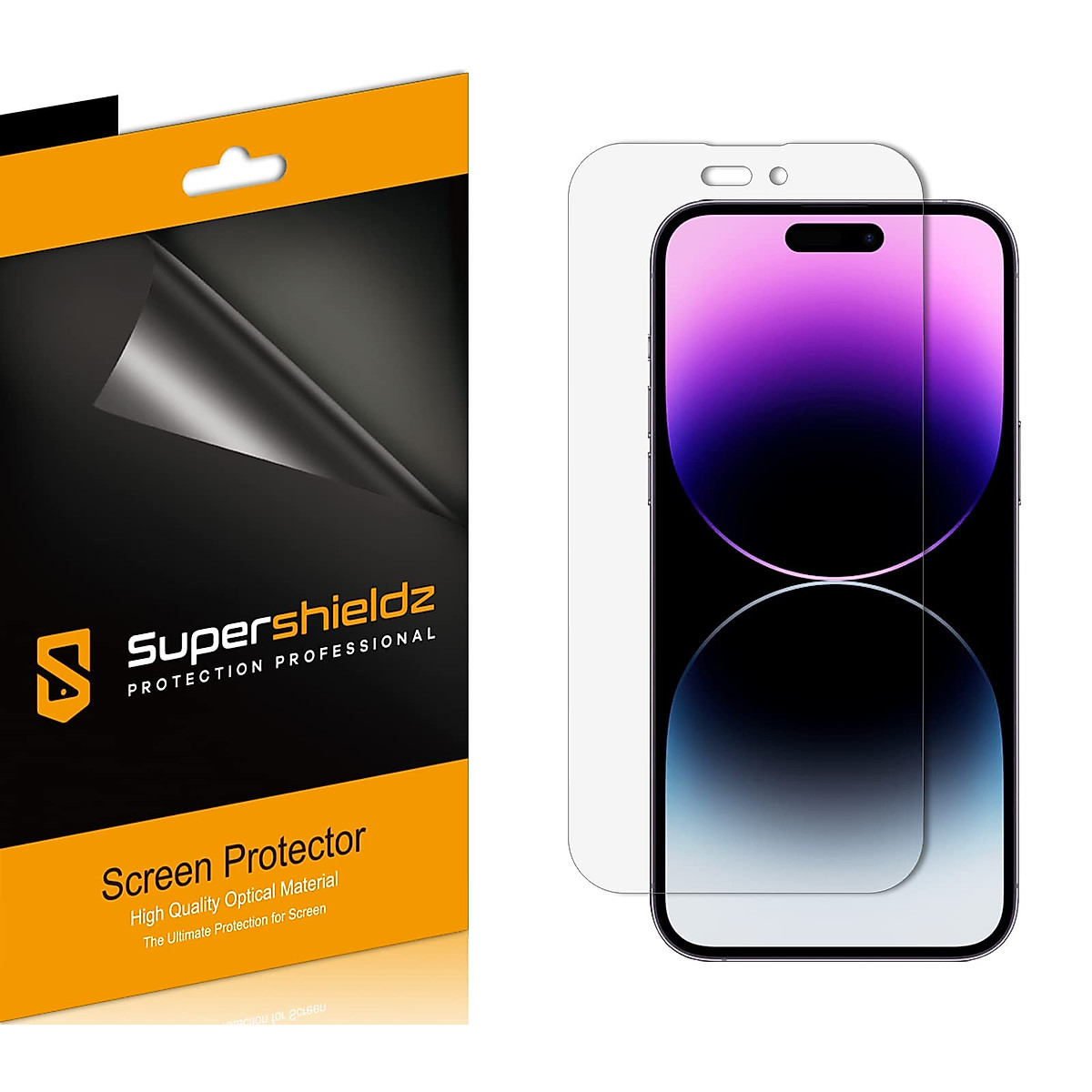 Supershieldz (6 Pack) Designed for iPhone 14 Pro Max (6.7 inch) Screen Protector, High Definition Clear Shield (PET)