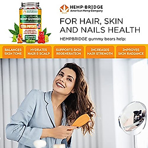 Gummies - Made in USA - Safe and Natural Omega 3 Supplement - Max Value in Each Gummy - Vitamins B & E and Omega 3, 6, 9-60 Pcs