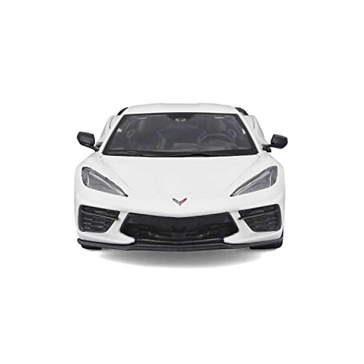 Maisto 1:24 Assembly Line 2020 Chevrolet Corvette Stingray Coupe, White