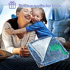Dinosaur Blanket for Boys , Glow in The Dark Blanket for Kids, Kids Blanket for Boys