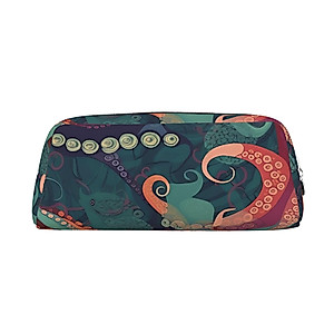 NTVOWPZO Capacity Pencil Case Large Pencil Pouch Abstract Octopus Pencil Bag for Office Small Zipper Pouch for Pencils