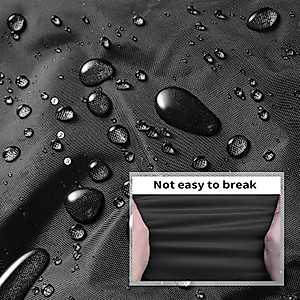 LooDro Patio Loveseat Covers, Outdoor Furniture Cover Waterproof, Heavy Duty 600D 90" W x 42" D x 32" H, Outdoor Sofa Cover with Air Vent