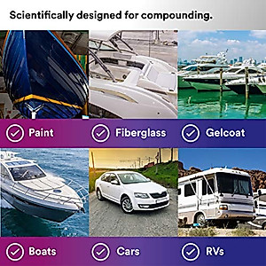 3M 05706 Perfect-It Foam Compounding Pad, 8 in