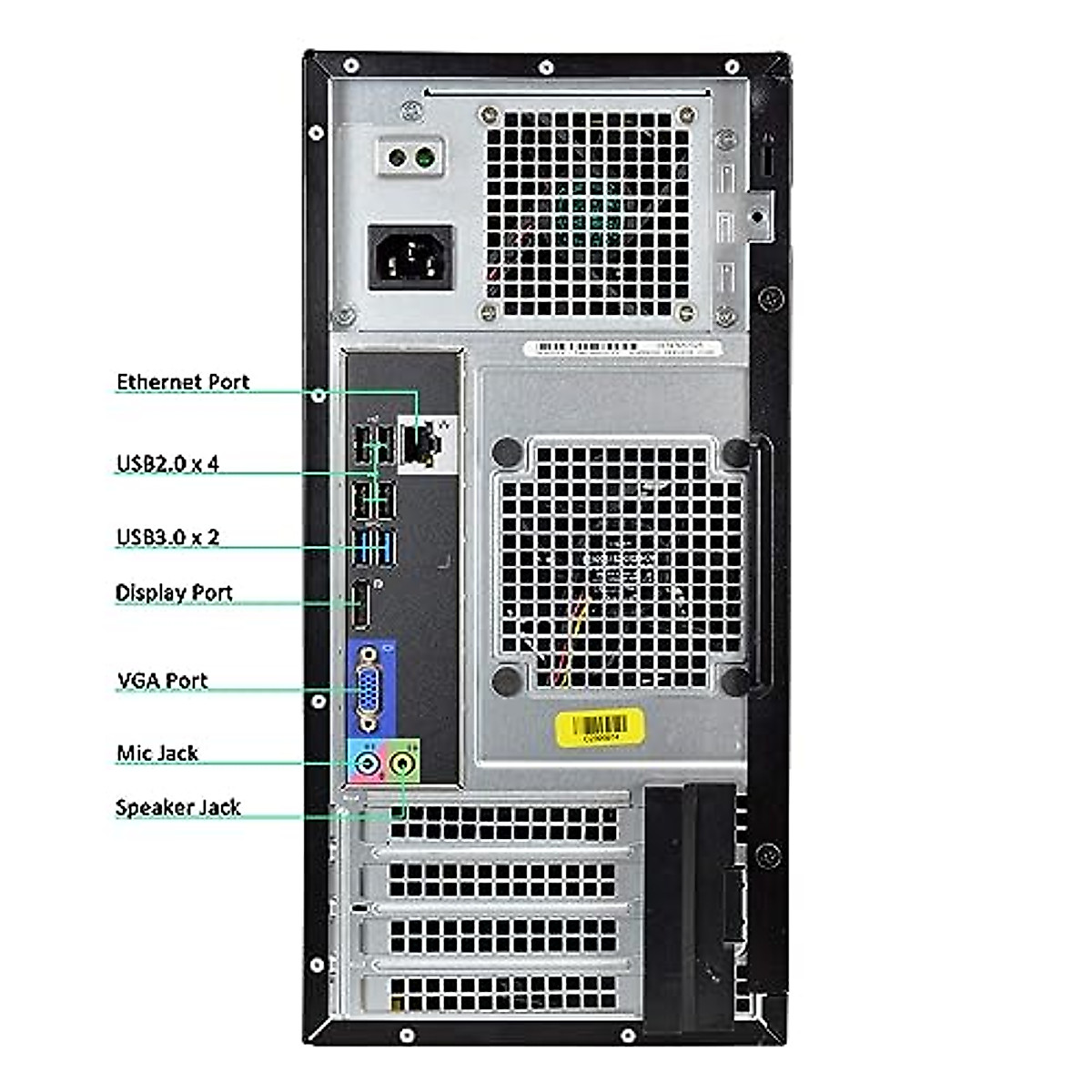 Dell 3020-T, Core i5-4570 3.2GHz, 8GB RAM, 500GB Hard Drive, DVDRW, Windows 10 Pro 64bit (Renewed)