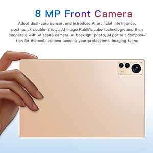 Gugxiom 10.1 Inch Android 12 Tablet, IPS HD Touchscreen Tablet, 5G WiFi Tablet, Octa Core Processor, 8GB RAM 256GB Rim, Dual Speakers, 7000mah Battery (US Plug)