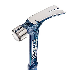 ESTWING Ultra Series Hammer - 15 oz Short Handle Rip Claw with Smooth Face & Shock Reduction Grip - E6-15SR