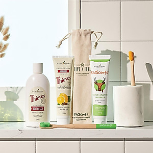 KidScents Slique Toothpaste by Young Living - 4 oz Tube - Gentle Dental Care for Kids - Premium Essential Oils - Citrus-Mint Flavor - Fights Plaque Removes Buildup and Stains - Fluoride and SLS Free