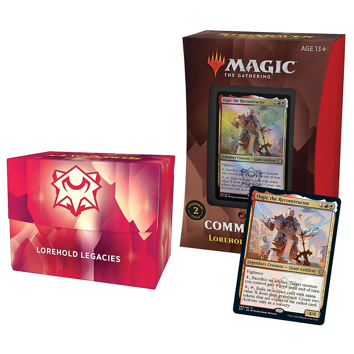 Magic: The Gathering Strixhaven Commander Deck Bundle – Includes 1 Silverquill Statement + 1 Prismari Performance + 1 Witherbloom Witchcraft + 1 Lorehold Legacies + 1 Quantum Quandrix