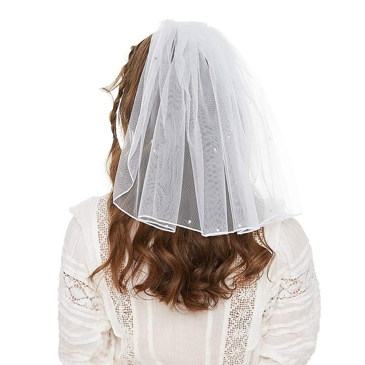 YULIPS Bridal Shower Sash & Veil & Flower Crown Set - Rose Gold Bride To Be Sash, Flower Crown, Bachelorette Party Veil - Bridal Shower Hen Party Wedding Accessories Party Favors (Rose Gold)