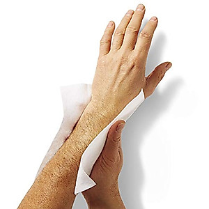 Medline ReadyBath LUXE Antibacterial Body Cleansing Cloth Wipes, Scented, Extra Thick Wipes (8 Count Pack, 24 Packs)