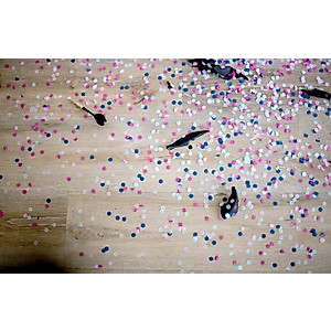 Rool - Gender Reveal Ideas Party Supplies Game Pack - Gender Reveal Dart Board Game, Balloon for Girl or Boy, Decoration Balloons Confetti, Pink, Blue and Black Gender Reveal Balloons