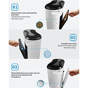 Okaysou AirMax 8L Air Purifier Replacement Active Carbon & Cold Catalyst Filter B