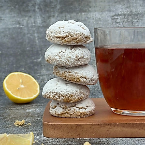 Lemon Cookies, Sugar Free, Low Fat, Gluten Free, Dairy Free, Flèche Healthy Treats, 4.85OZ (Pack of 1)