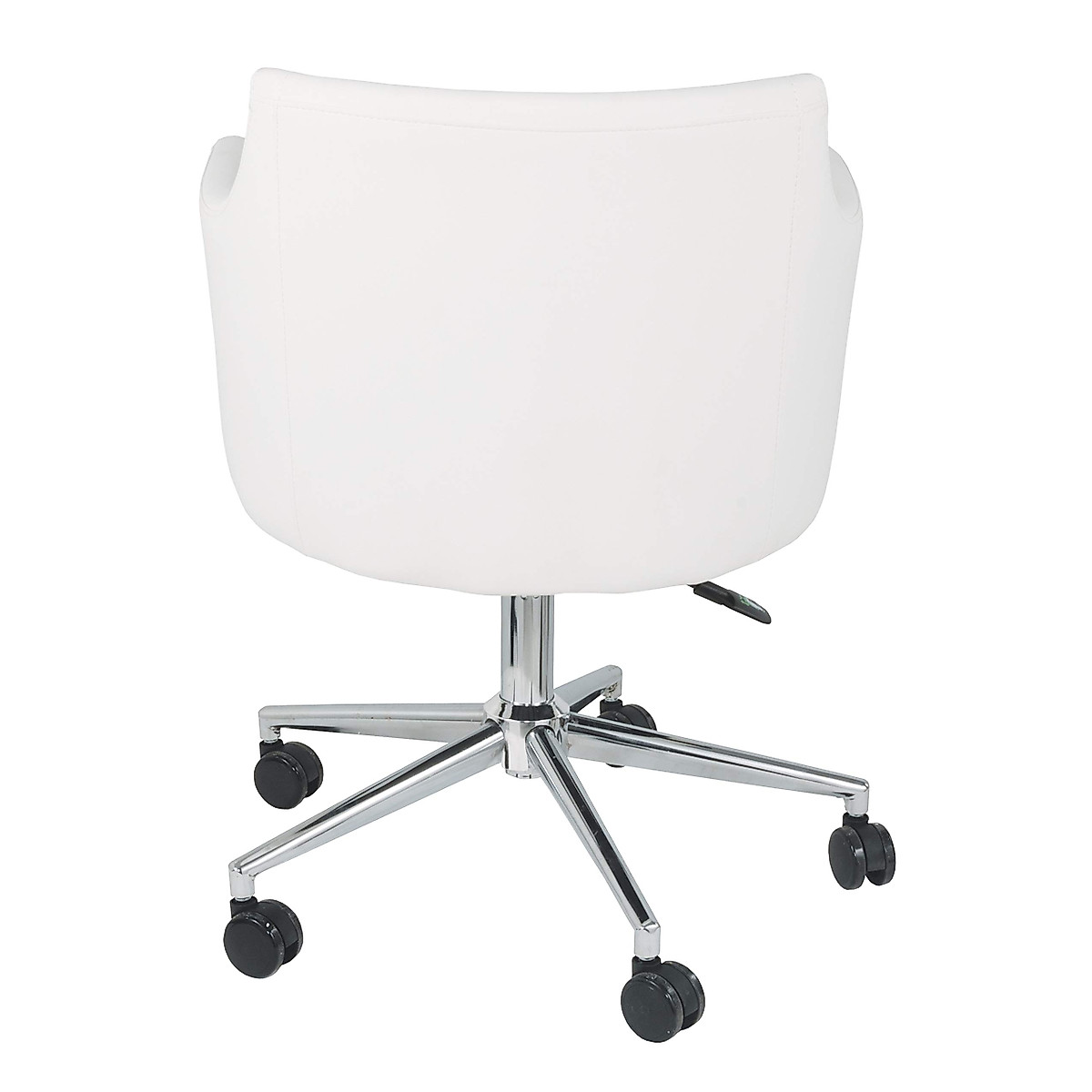 Signature Design by Ashley Baraga Contemporary Adjustable Swivel Home Office Desk Chair, White