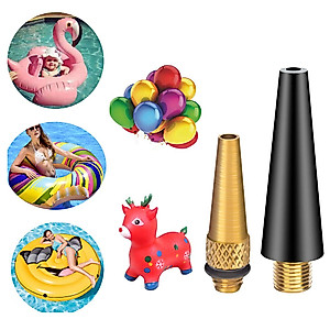 21PCS Brass Presta Schrader Valve Adapter Tools, Ball Pump Needle, Bike Tire Valve Pump Adapters, Pump Tools, Presta Valve Adapter Bike Pump Accessories Fit for Bike Gym Balloon Toy Pump